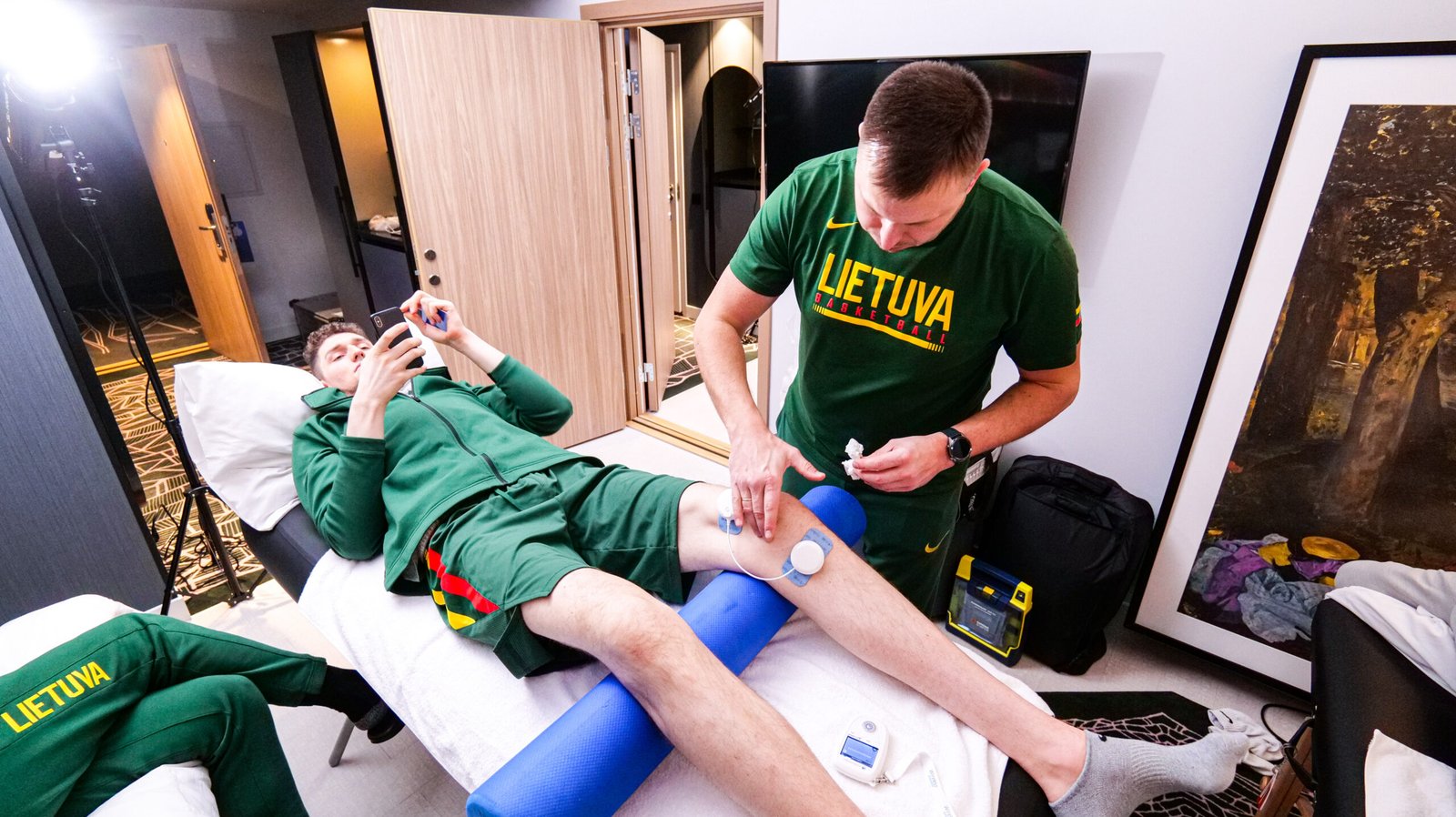 'Sneak peak' into the physio room at the national team camp ...